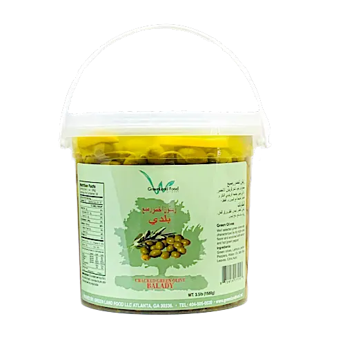 Green Olives Balady - 3.75 Lb - Green Land Food, LLC